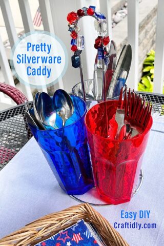 Easy DIY Silverware Caddy