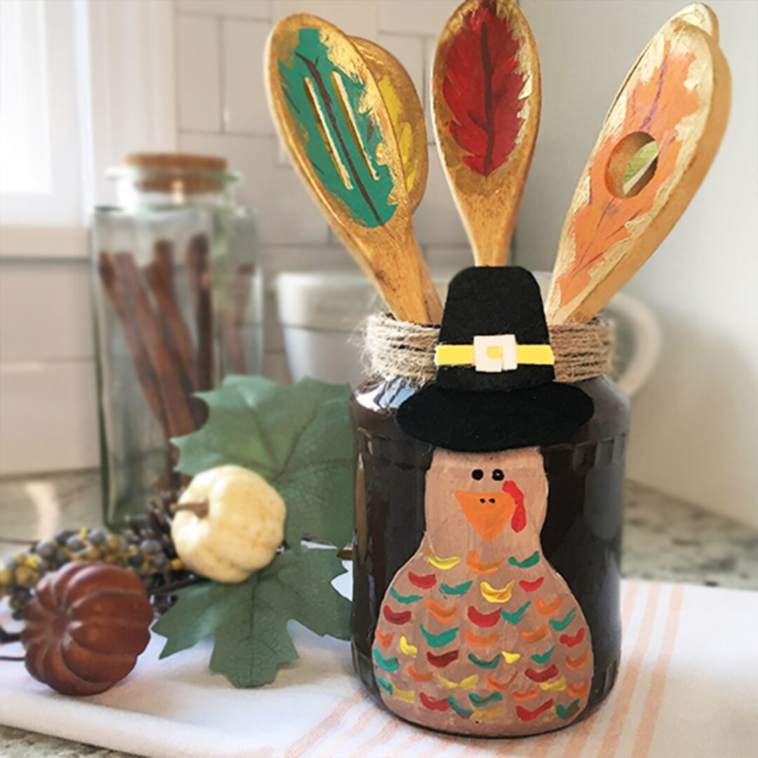 DIY Turkey Decoration for Thanksgiving