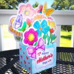 Mother's Day Pop-Up Coloring Card