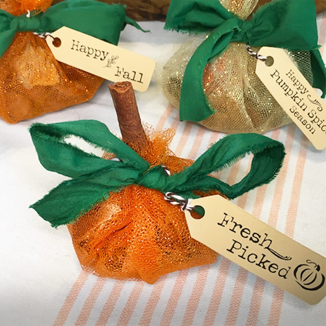 Pumpkin Spice Sachets DIY - Free Printable Tags