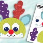 Free Printable Reindeer Cut-and-Paste Activity Page