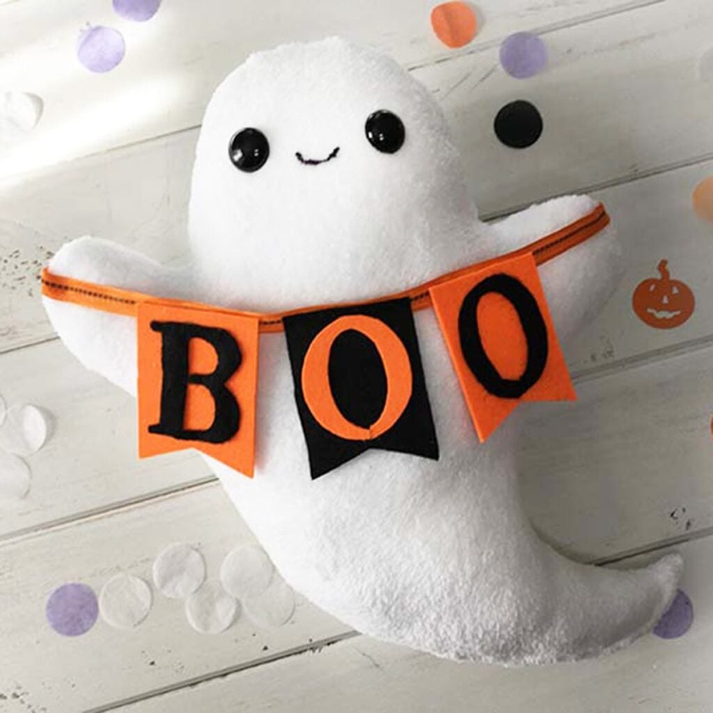Easy Sew Ghost Plushie - Free Pattern