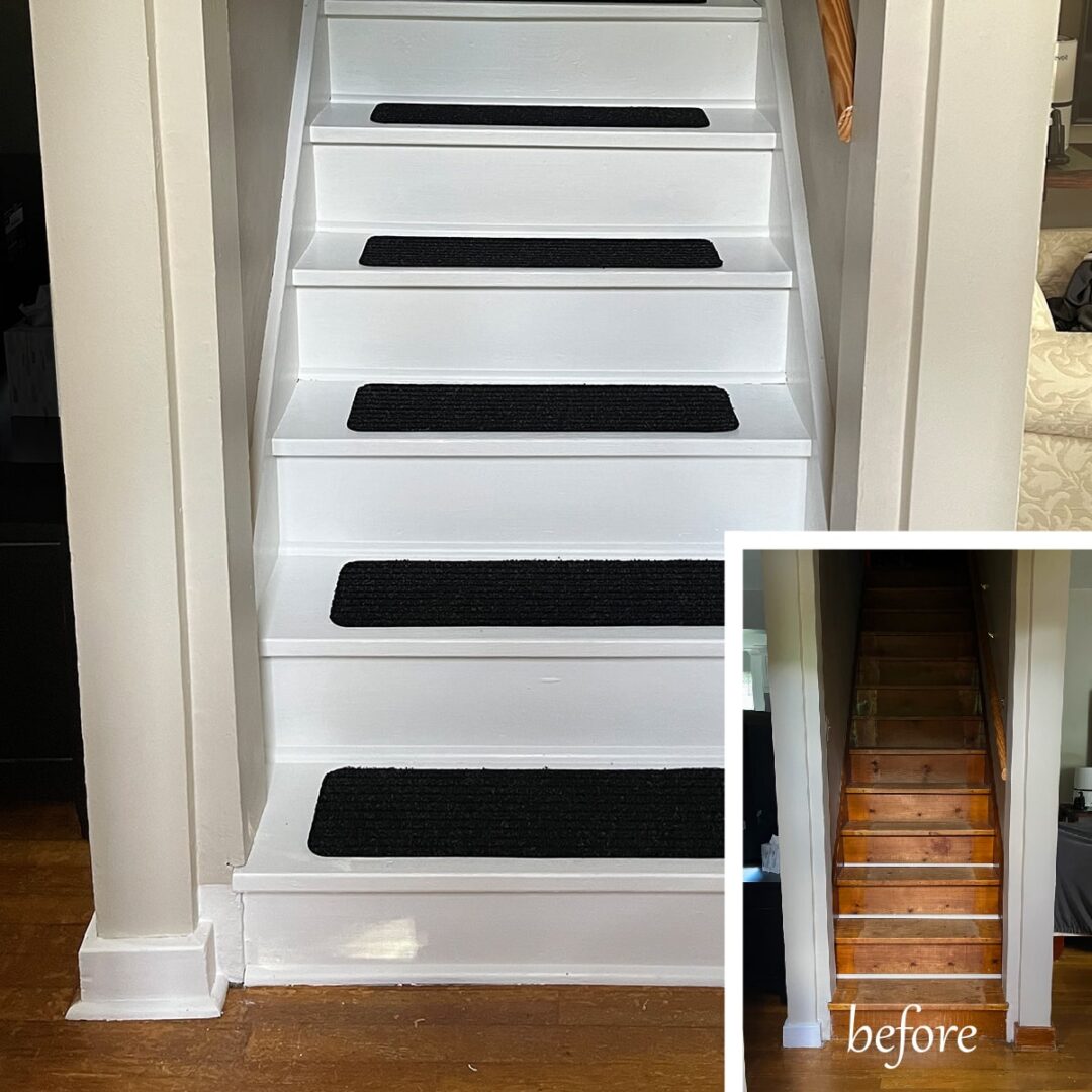DIY Stairs Makeover - Painting an Interior Staircase