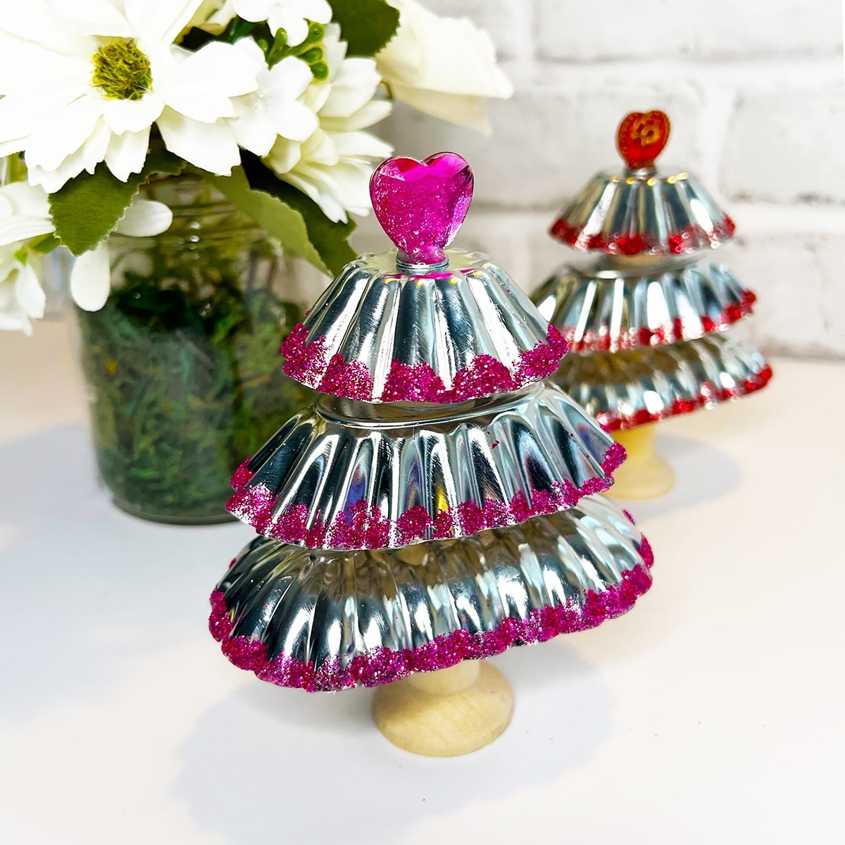 How to Make Repurposed Tart Tin Trees