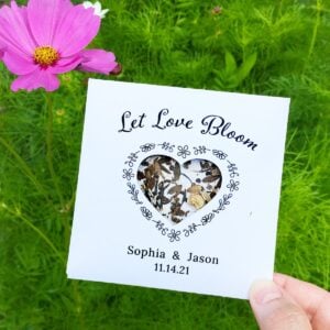 DIY Seed Paper Favors - Free Customizable Envelope