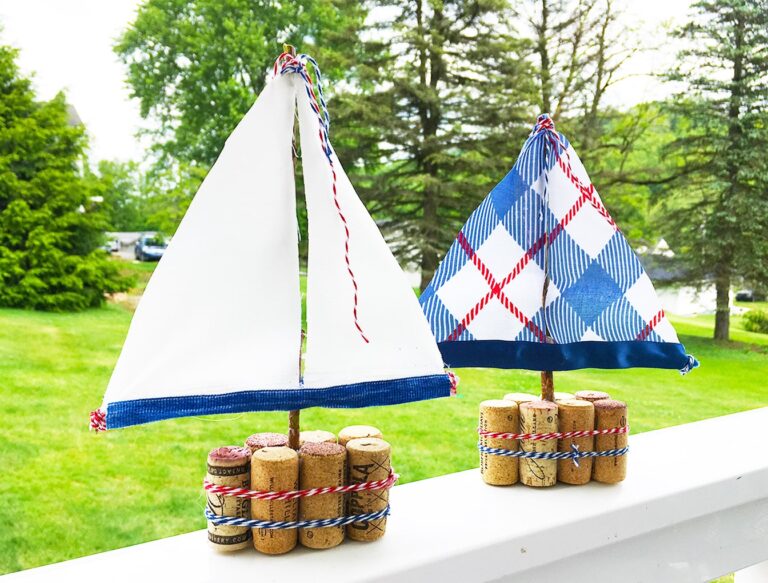 DIY Cork Sailboats