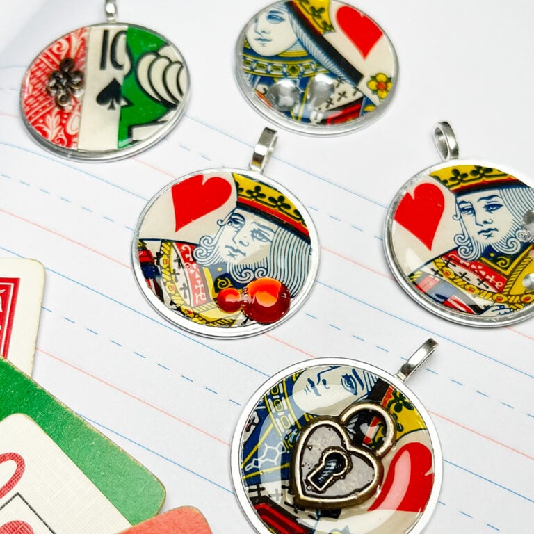 DIY Key Tag Charms - No Resin