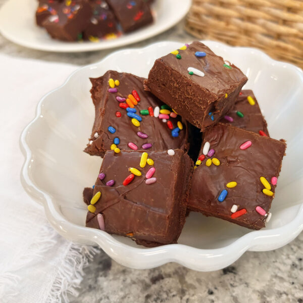 3-Ingredient Microwave Fudge